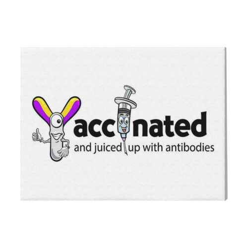 (Vaccinated And Juiced Up With Antibodies - Funny Vaccine Theme Cartoon ...