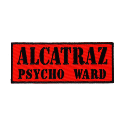 Graphic Dust Alcatraz Psycho Ward Prisoner Embroidered Iron On Patch ...