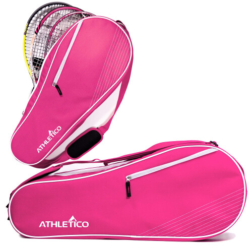 Athletico 3 Racquet Tennis Bag | Padded to Protect Rackets ...