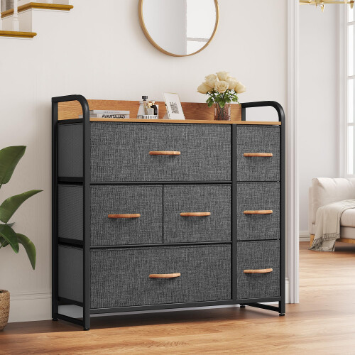 YITAHOME Dresser with 7 Drawers Storage Tower Organizer Unit for ...