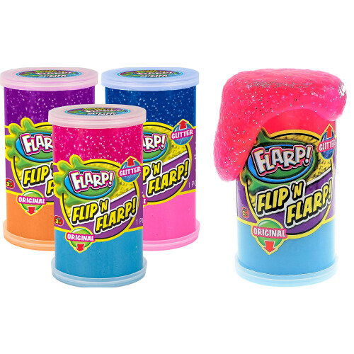 JA-RU Flarp Noise Putty for Kids & Fun Glitter Putty Double Pack (3 ...