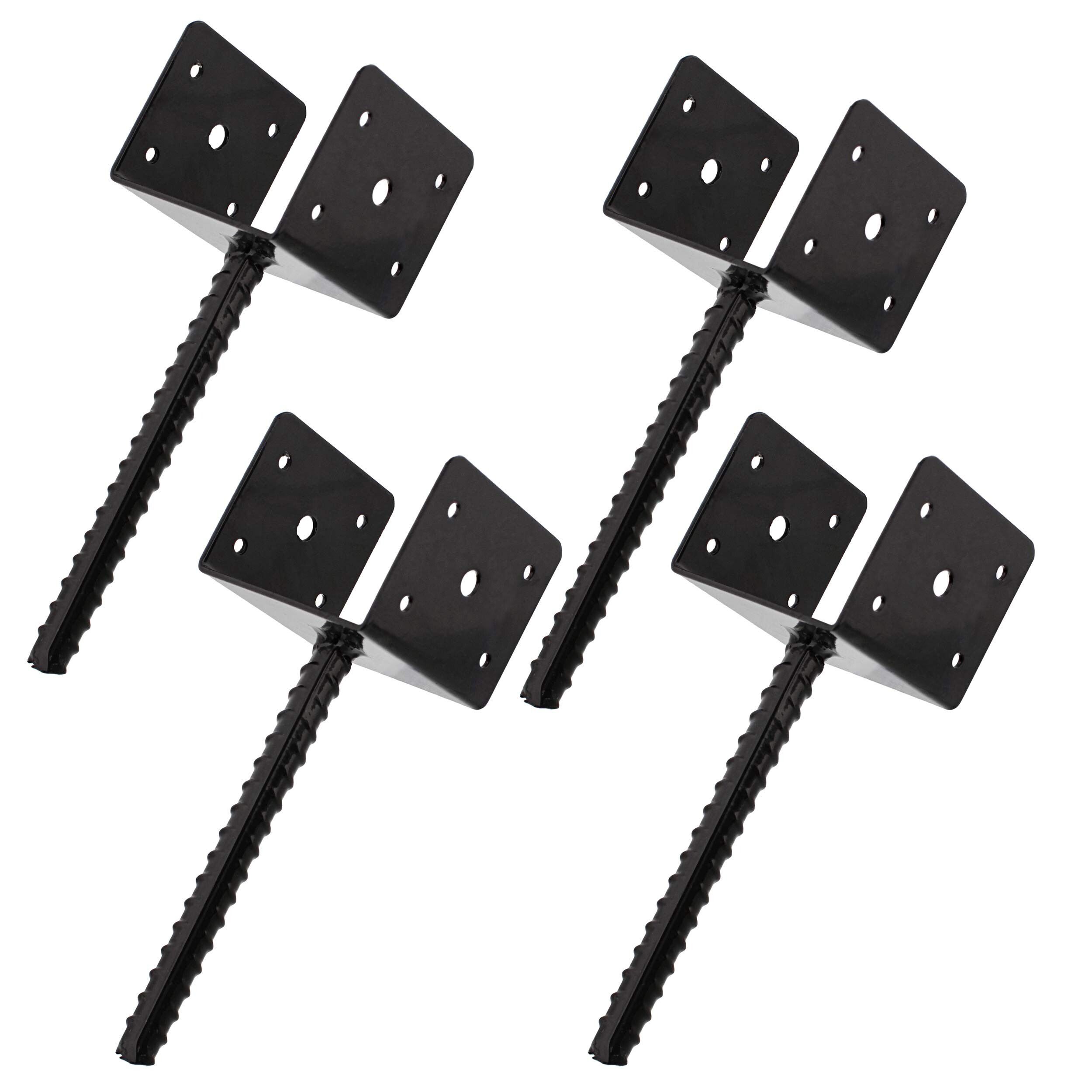 BISupply Ancrage de poteau en b ton 4x4 Base de poteau Spike Lot de 4 - Forme en U Fen on OnBuy