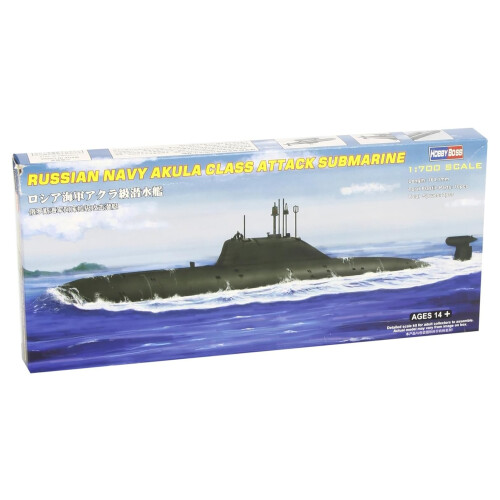 Hobby Boss Russian Navy Akula Class Attack Submarine Boat Model Buildi ...