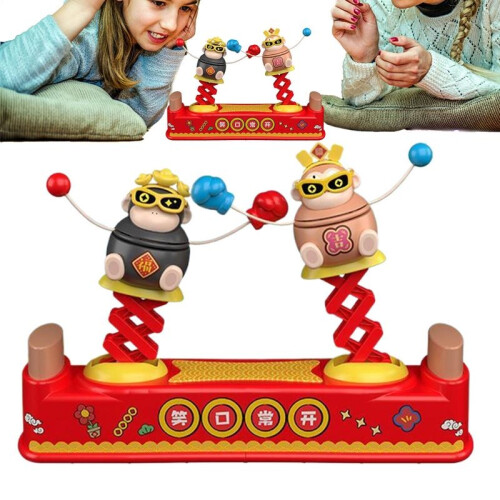 (Red) Electronic Boxing Toys Interactive Table Punching Board Games ...