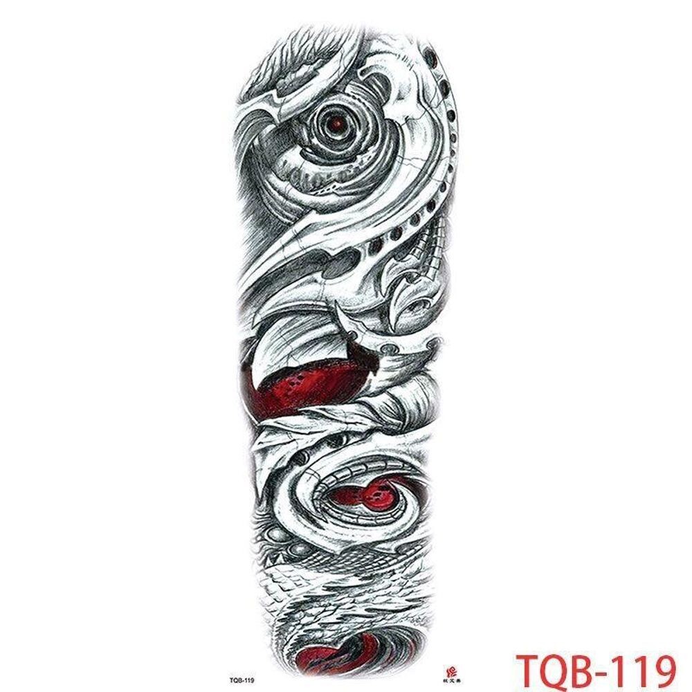 (TQB-119) 1 PC 480*170MM Large Temporary Tattoos Sleeve for Men Women Full Arm Selleve Tattoos ...