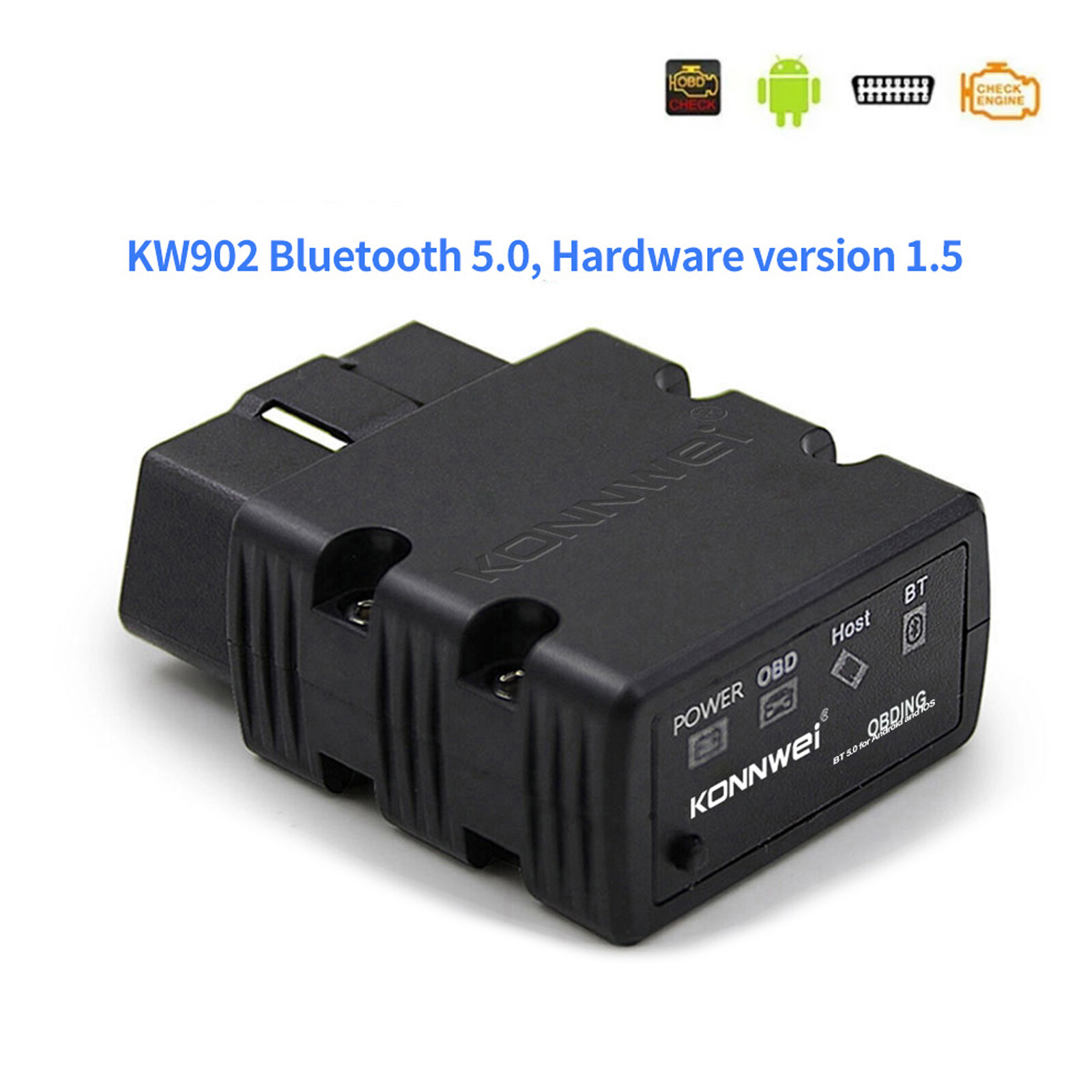 Scanner KONNWEI Bluetooth OBD2 pour voitures Android on OnBuy