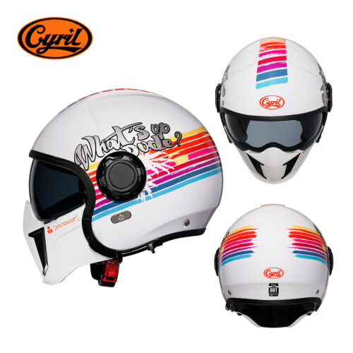 (M, 15) Modular Motorcycle Helmet Full Face Helmet Open Face Helmet Men ...