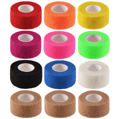 12 ambalaj 1 x 5 metri auto-adeziv elastic de bandaj ELLINE Stretch ...