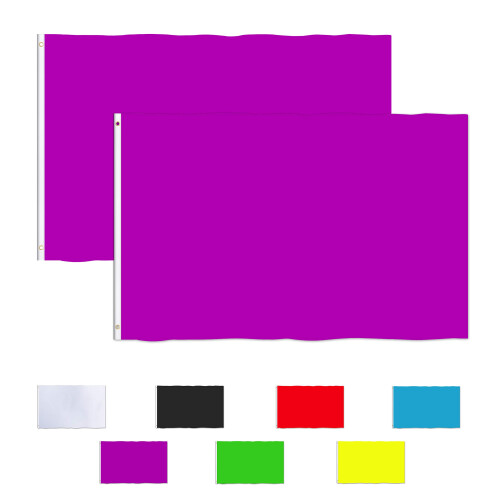Bandera morada s lida Consummate de 3 x 5 pies, bandera morada lisa ...
