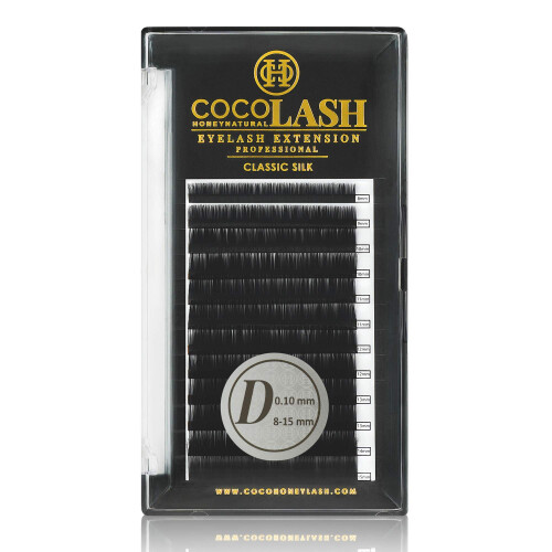 COCO Honey Lash Eyelash Extensions Classic D Curl [0.10mm] Faux Mink ...