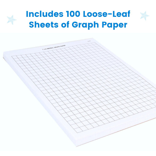 hand2mind Graph Paper 8.5 x 11 1 cm Graph Paper Loose Leaf Grid Paper ...