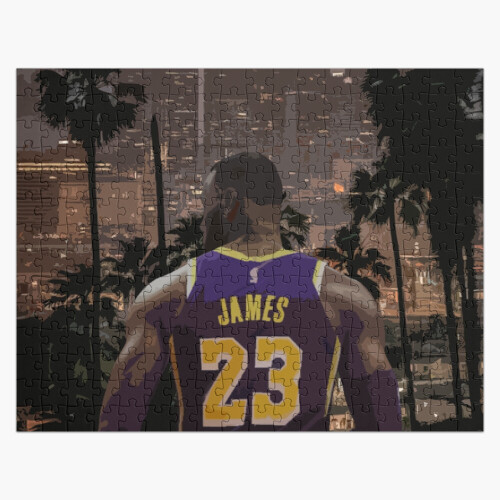 (Lebron James 'Laker Nation'=1644) Jigsaw Puzzle Wooden 300-Piece for ...