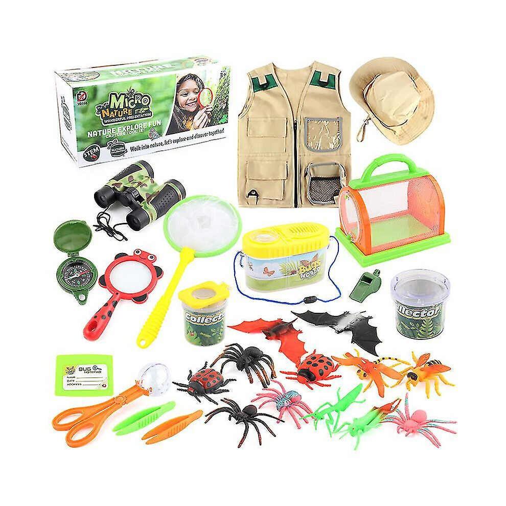Kit de capture d'insectes pour enfants, ensemble d'explorateur en plein ...