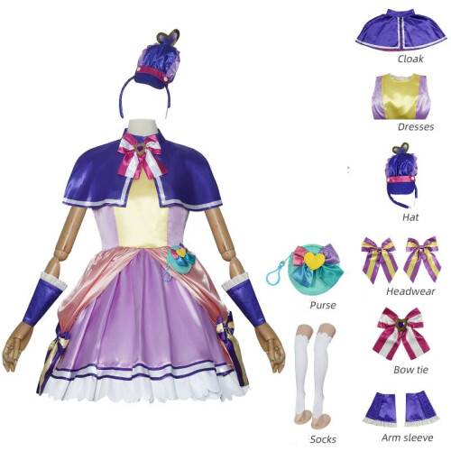 (Aisaki Emiru, XL) Wonderful Cosplay Precure Costume Halloween Party ...