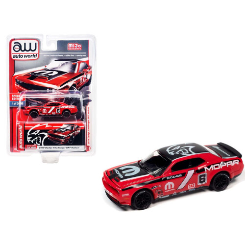 Johnny Lightning 2019 Dodge Challenger SRT Hellcat Mopar Red with ...