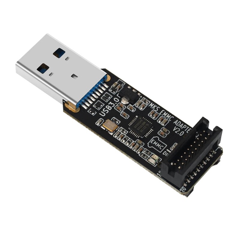For MKS EMMC-ADAPTER V2 USB 3.0 Card Reader for EMMC Module Micro-SD TF ...