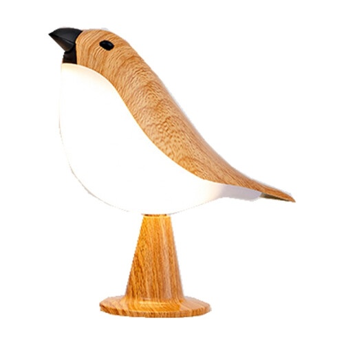 Small Bird Desk Lamp,Rechargeable Cordless Table Lamp with 3 Color ...