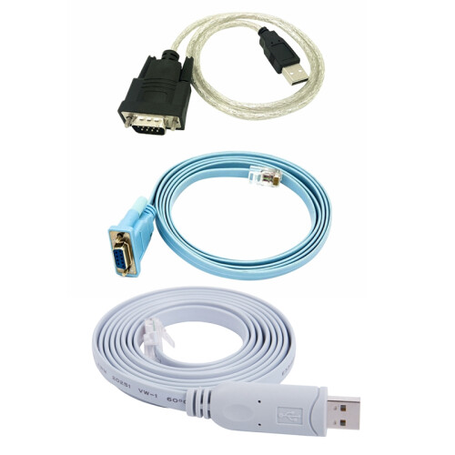 2Set USB to RJ45 for Console Cable with Network Serial Rj45 DB9 and ...