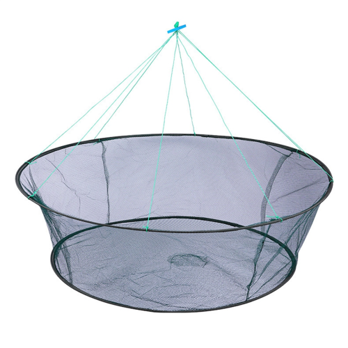 Foldable Drop Net Fishing Landing Nets Crayfish Shrimp Catcher Prawn ...