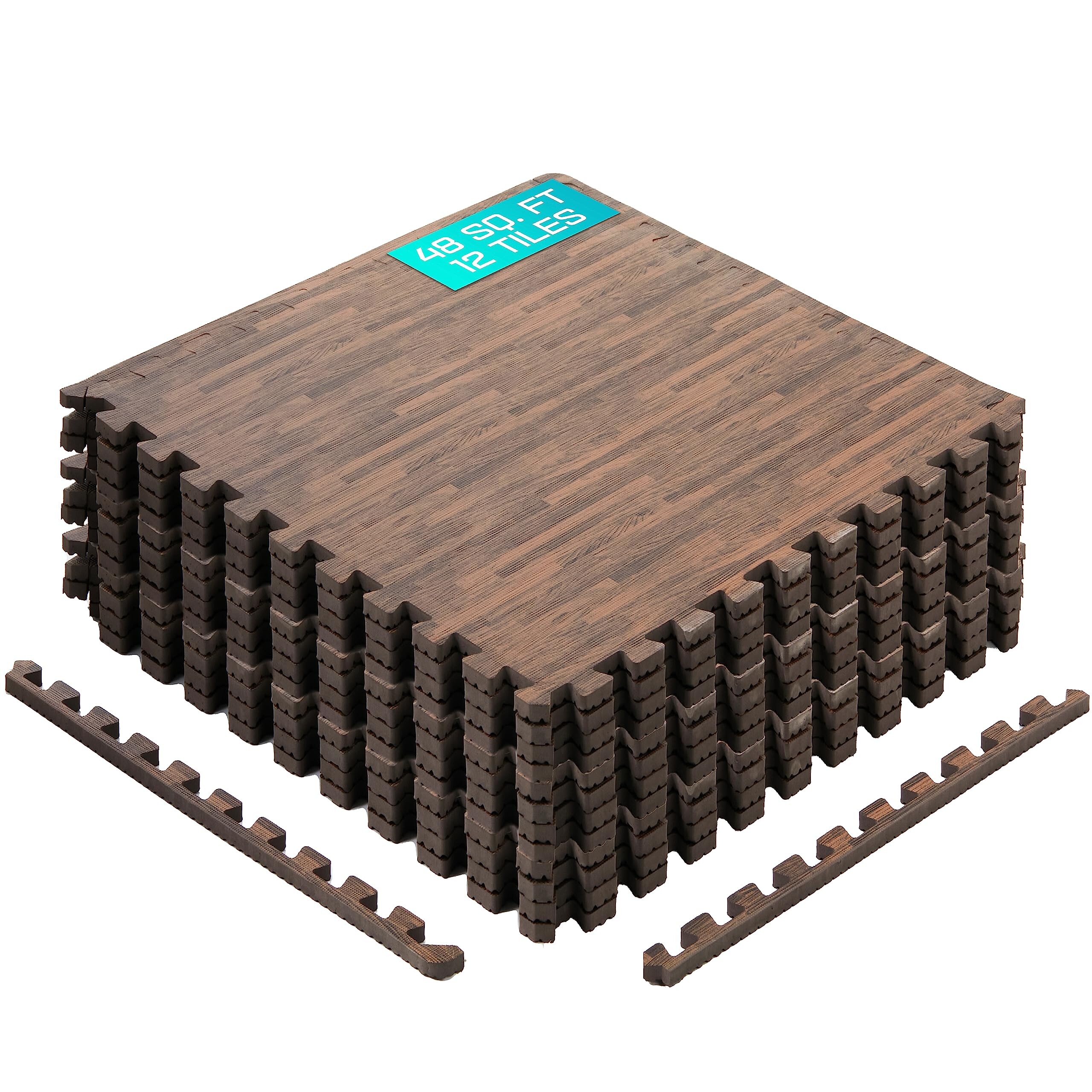 Yes4All 716 Tapis de sol épais en EVA grain de bois pour équipement de ...