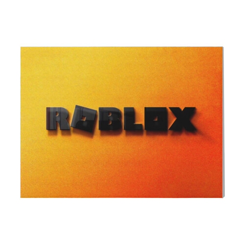 (Roblox=2079) Canvas Print Framed DIY Install Kit- 16x20" Gamer Wall ...
