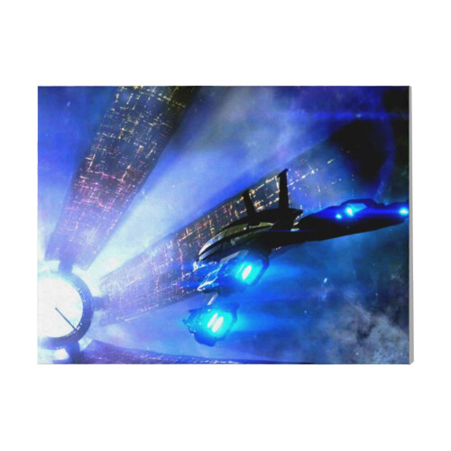 (Mass Effect Andromeda=42) Canvas Print Framed DIY Install Kit- 16x20 ...