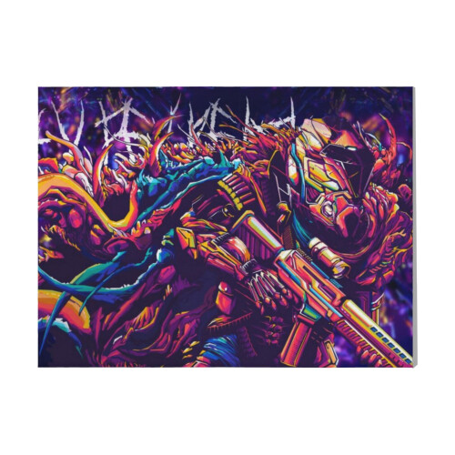 (Hyperbeast CSGO Skin=4602) Canvas Print Framed DIY Install Kit- 16x20 ...