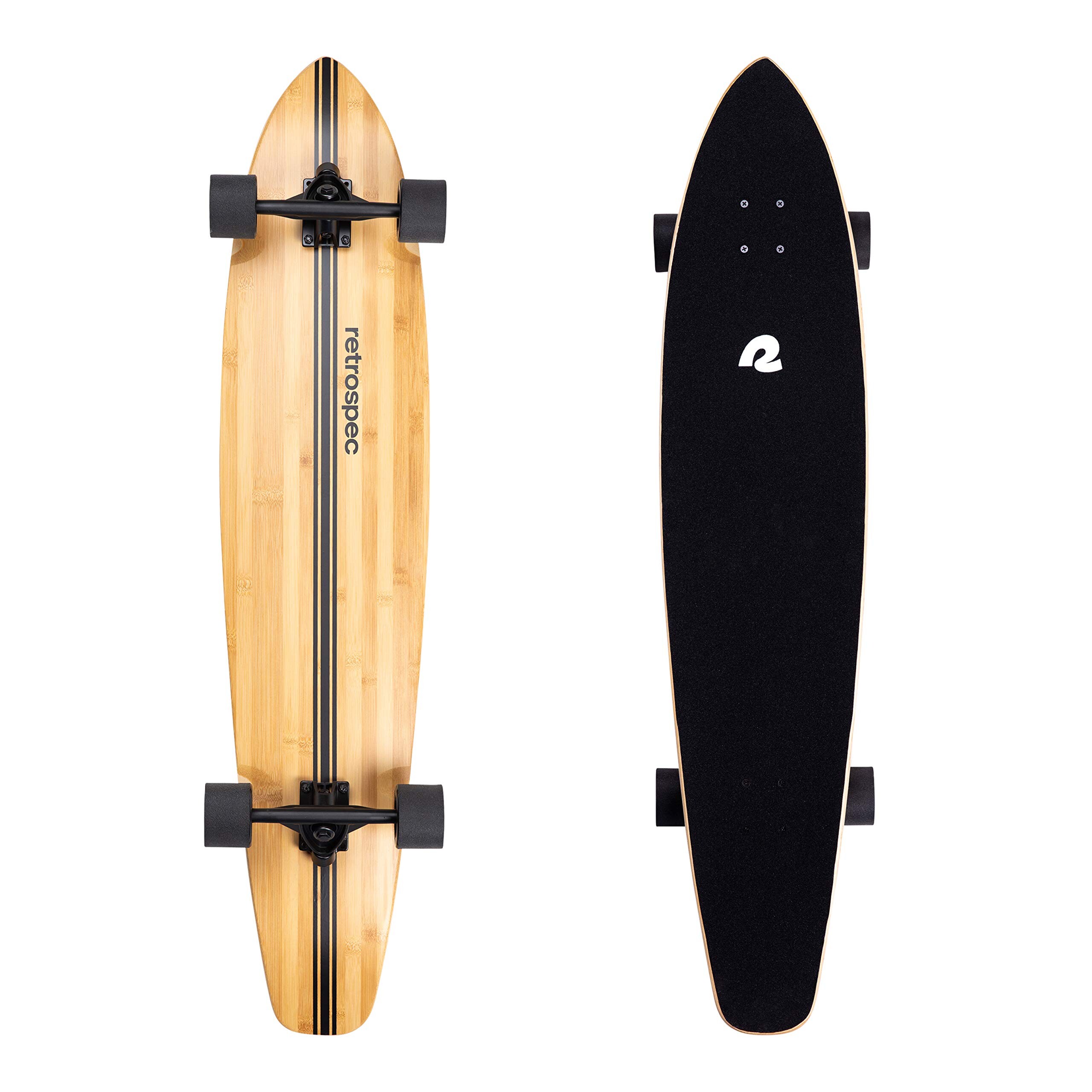 Retrospec Zed Longboard Skateboard Complete Cruiser Bamboo & Canadian ...
