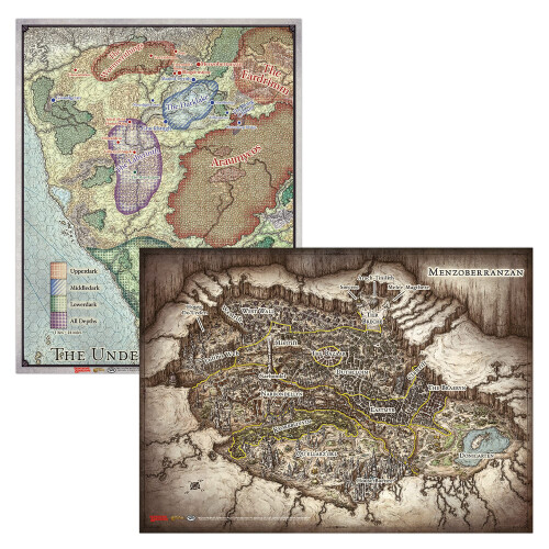 Conjunto de mapas de Battlefront Miniatures Dungeons & Dragons Out of The Abyss: mapas de la ...