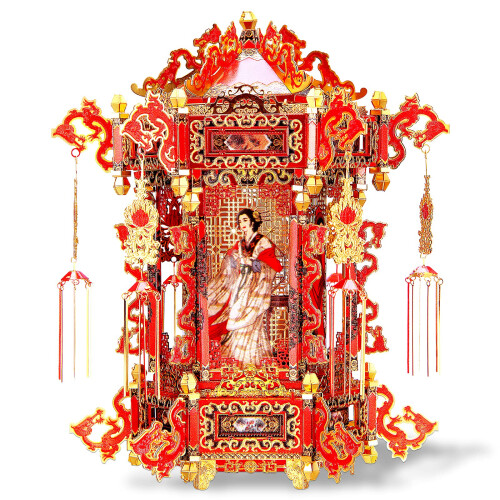 Piececool 3D Puzzles for Adults Palace Lantern DIY 3D Metal Models Kit ...