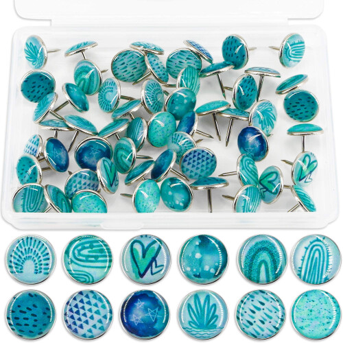 Chinchetas decorativas de acero para tablones de anuncios, tableros de ...