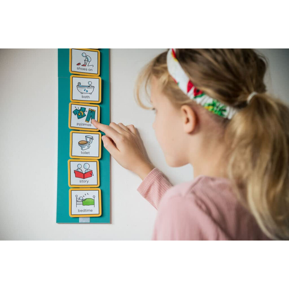 Visual Schedule For Home Visual Wall Planner Daily Routine Chart for ...