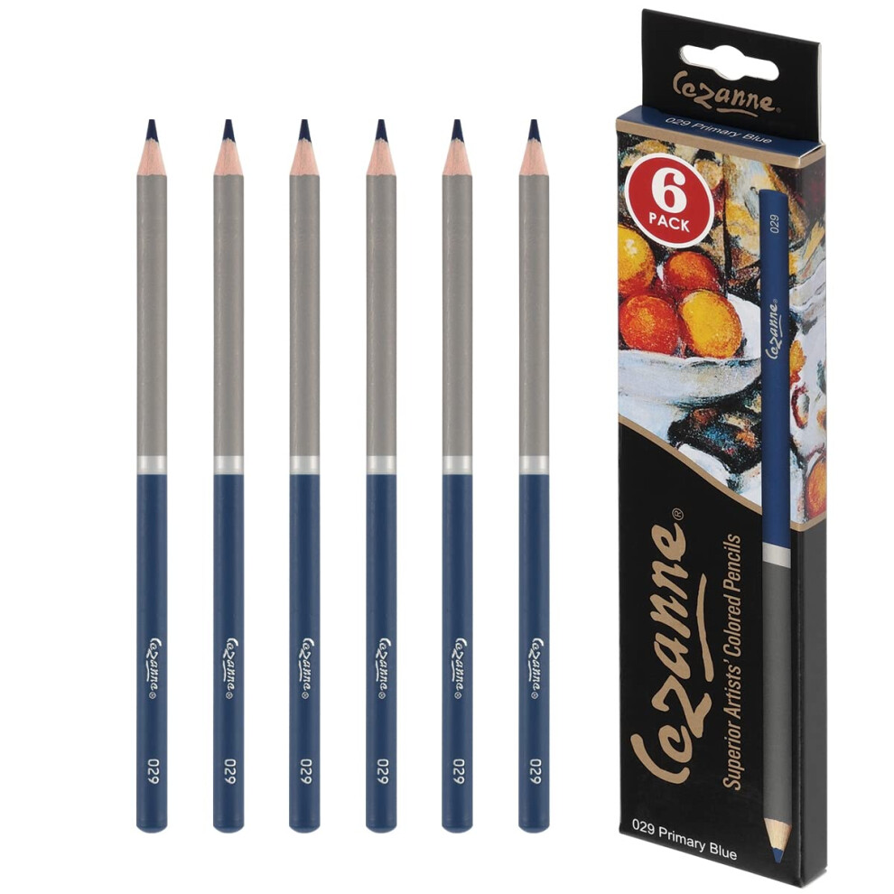 L pices de colores premium creativos Mark Cezanne azul primario paquete ...