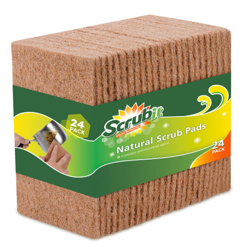 Estropajos naturales SCRUBIT (paquete de 24) - Estropajos ecol gicos ...