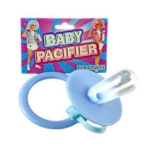 Giant Jumbo Blue Baby Pacifier Novelty Costume Accessory on OnBuy