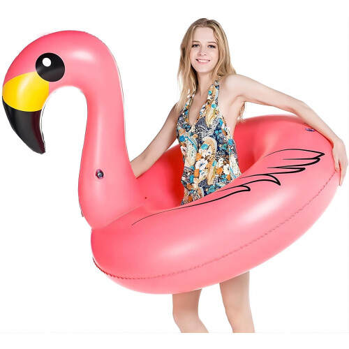 Jasonwell Giant Inflatable Flamingo Pool Floats Party Float Tube with ...