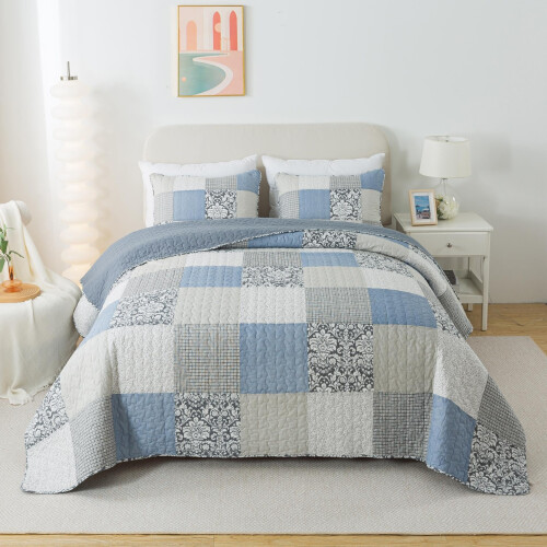 Set trapunta in cotone SLPR Sweet Dreams - Queen Size con 2 federe ...