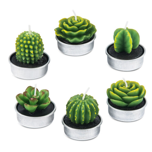 Velas de cactus suculentas hechas a mano para fiestas de cumplea os, bodas, spas y decoraci n ...