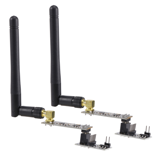 Módulo transceptor RF NRF24L01+PA+LNA de 2 piezas con antena SMA de 2,4 ...