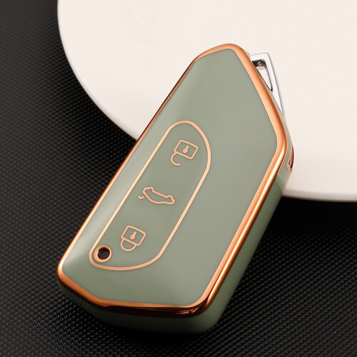 (1pc green key case) TPU Key Case For VW Volkswagen Golf 8 MK8 ID.3 ID ...