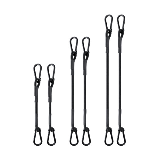 190 Pfund, wirklich robustes Karabiner-Bungee-Seil, 18 Zoll, 24 Zoll ...