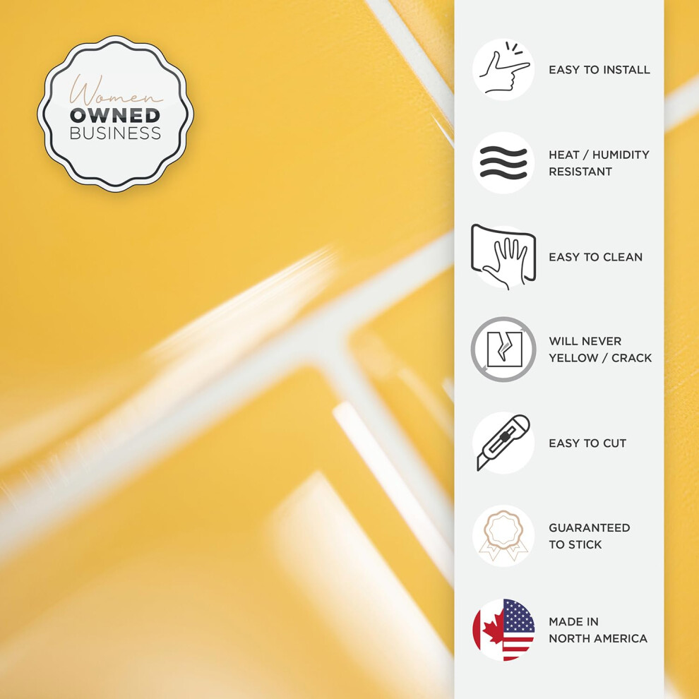 Smart fliser skr?l og stick backsplash - 5 ark p? 11,56 """" x 8,38 ...