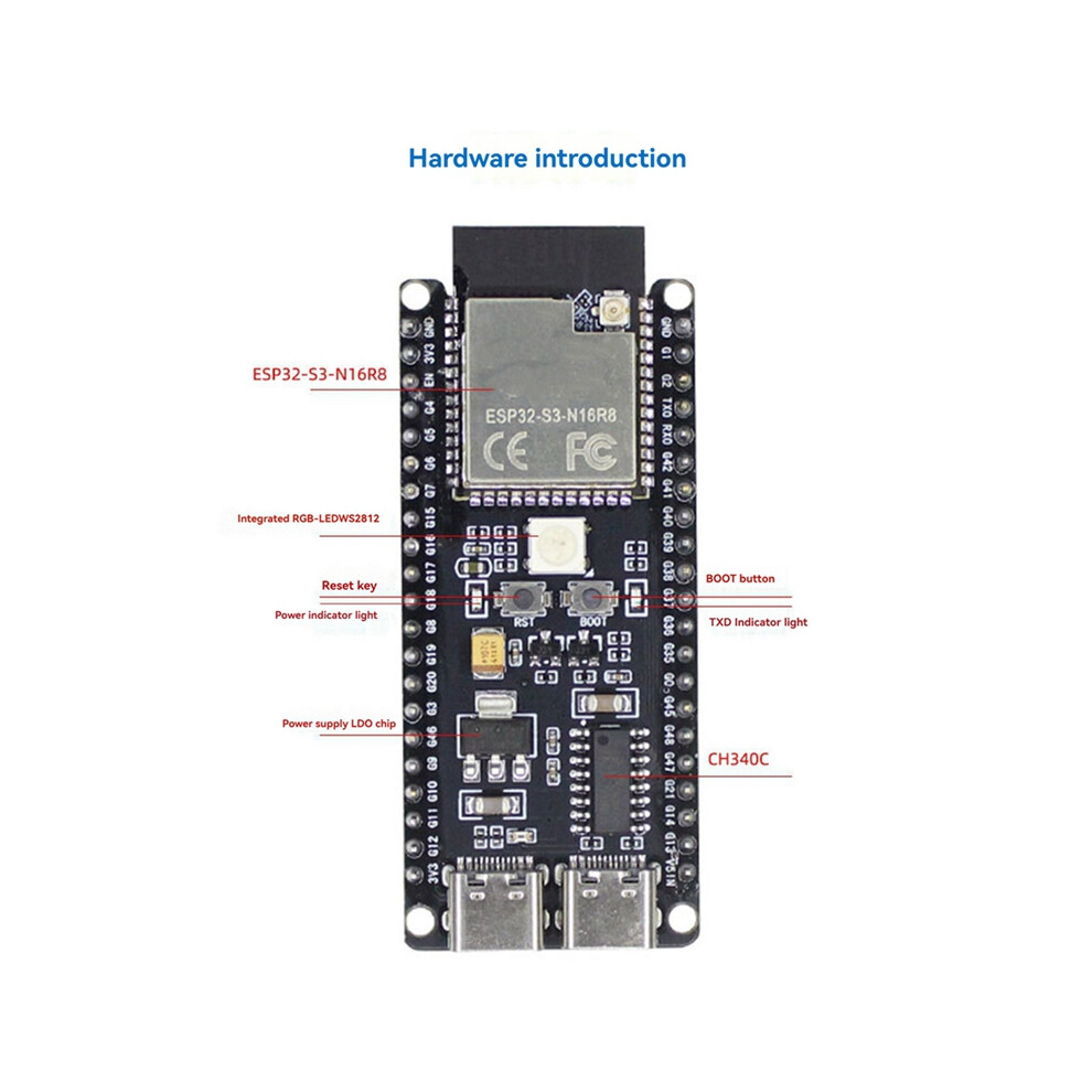 ESP32-S3 AI Voice Motherboard für Xiaozhi Chatbot TYPE-C on OnBuy