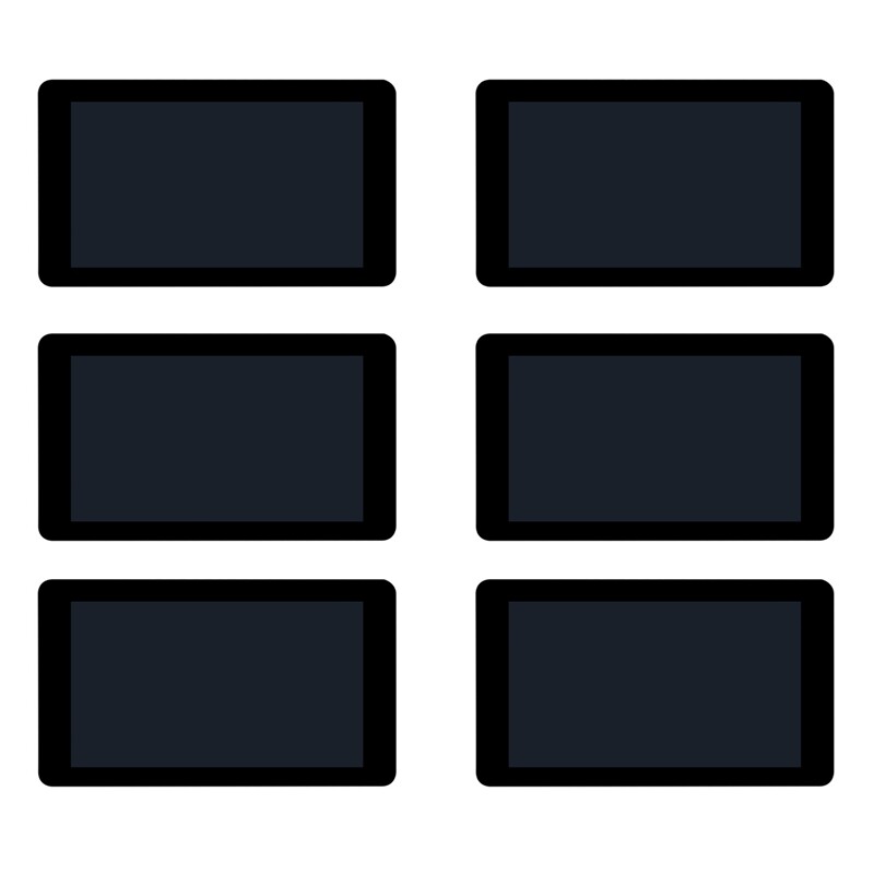 6X ESP32-S3 Placa de Desarrollo Pantalla Táctil 7 Pulgadas 800x480 WiFi Bluetooth 5 para GUI ...