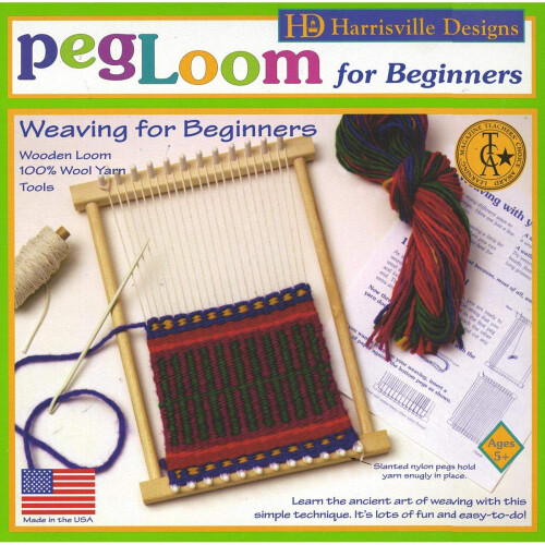 Harrisville Designs Friendly Loom Peg Loom Hardwood Weaving crafts for ...