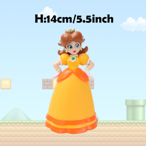 (No Box, Princess Daisy) Super Mario Action Figure Bowser Princess ...