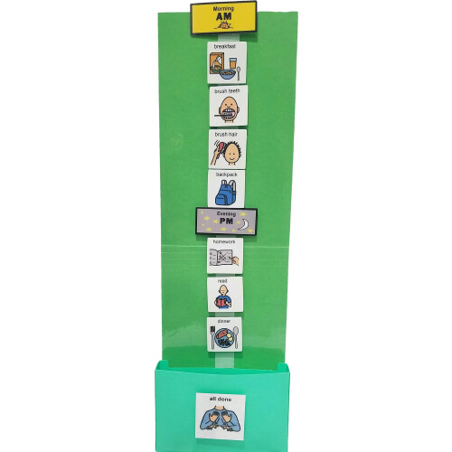 Cuadro de calendario visual diario de 1 tira: excelente herramienta de ...