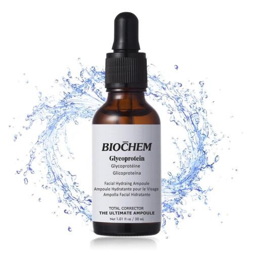 Ampolla hidratante facial de glicoprote?na BIOCHEM - 30 ml (1,01 fl oz) Hidrataci?n profunda y ...