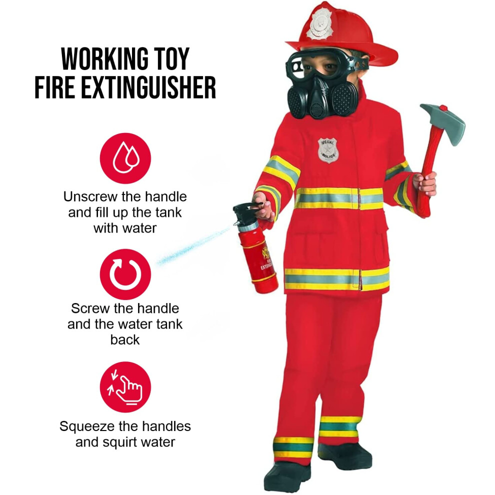 Disfraz de bombero Morph Red para ni?os. Disfraz de bombero para ni?os. Disfraz de bombero para ...