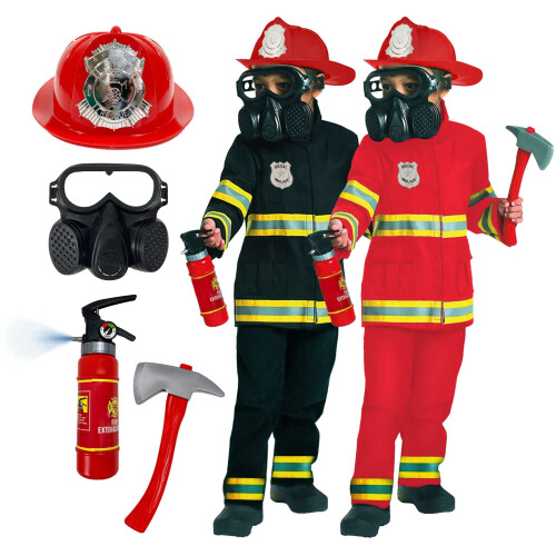 Disfraz de bombero Morph Red para ni?os. Disfraz de bombero para ni?os. Disfraz de bombero para ...
